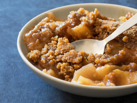 Old Fashion Sandy Apple Crisp | Nancy Lee & Me