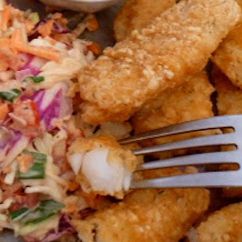 Crispy Cod Fingers | Nancy Lee & Me